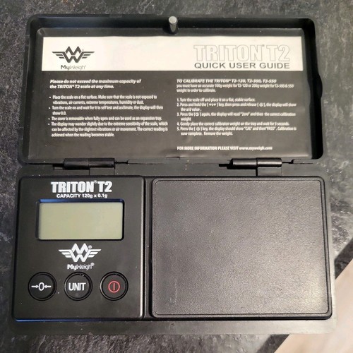 My Weigh Triton T2 LCD Digital Pocket Jewelry Scale 120g x 0.1g, New ...