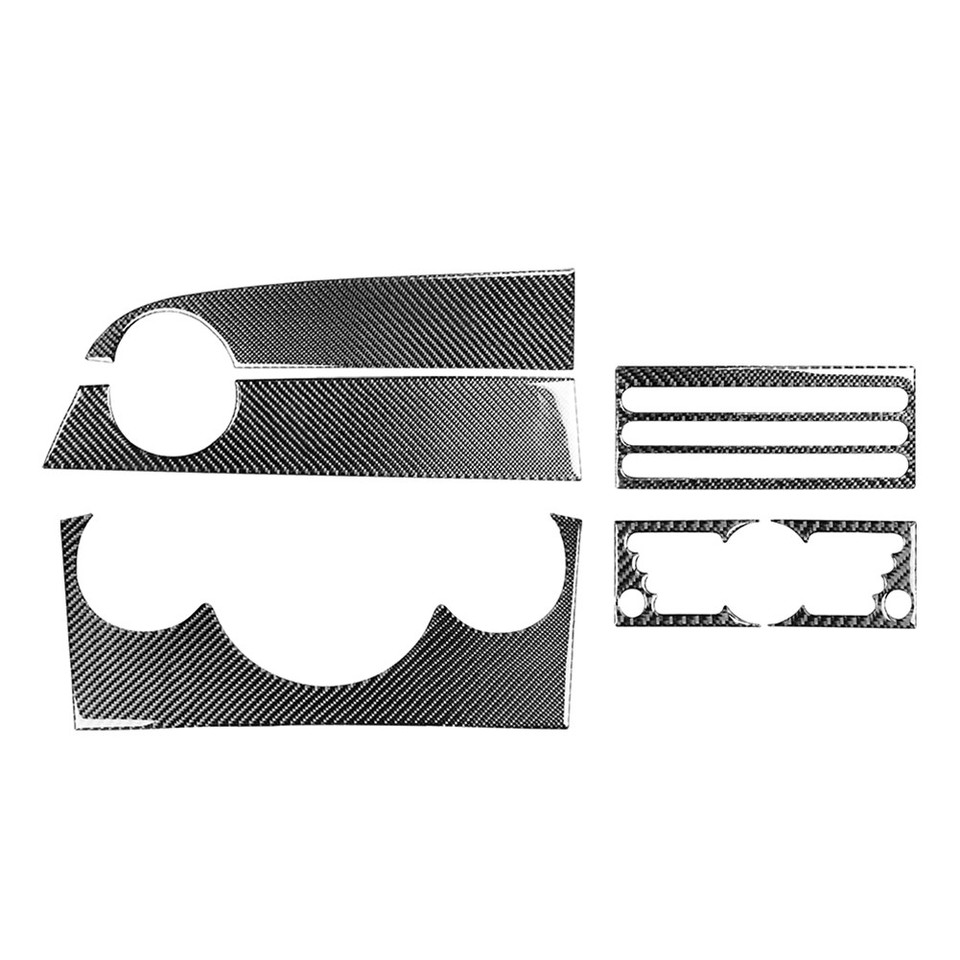 6Pcs Center Console Dashboard Panel Cover Trim For BMW Mini Cooper R50 ...