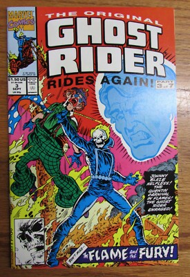 MARVEL COMIC BOOK THE ORIGINAL GHOST RIDER RIDES AGAIN! PART 3 OF 7 #3 ...