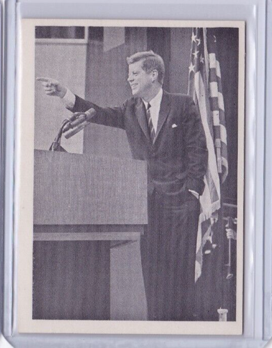 1963 Rosan President John F Kennedy JFK Trading Card #64 POINT OF VIEW ...