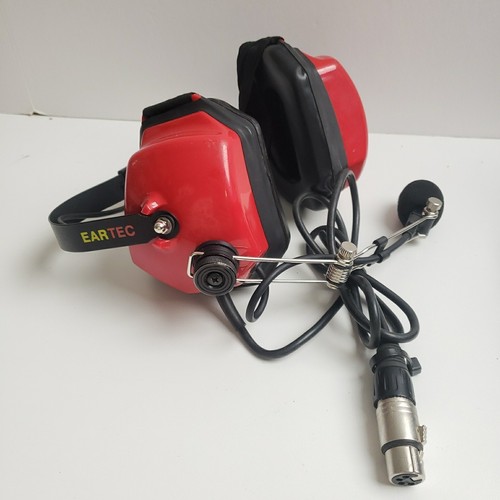 Eartec XTreme Professional Double Ear Heavy Duty Shell RED Headset 4 ...