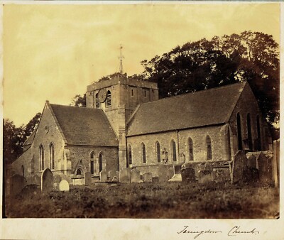 Faringdon Church, Oxfordshire. Original 1870s albumen photograph | eBay