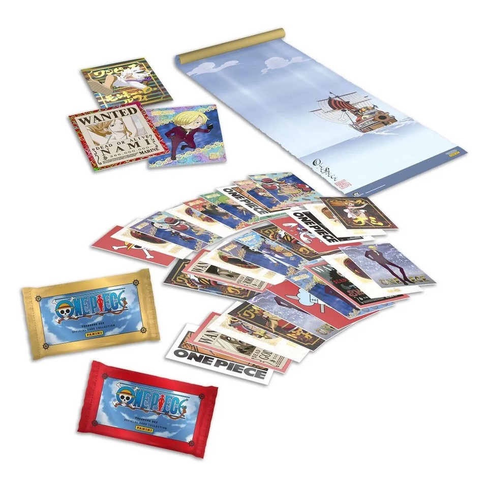 One Piece TREASURE BOX Official Card Collection PANINI Sealed - Ready ...