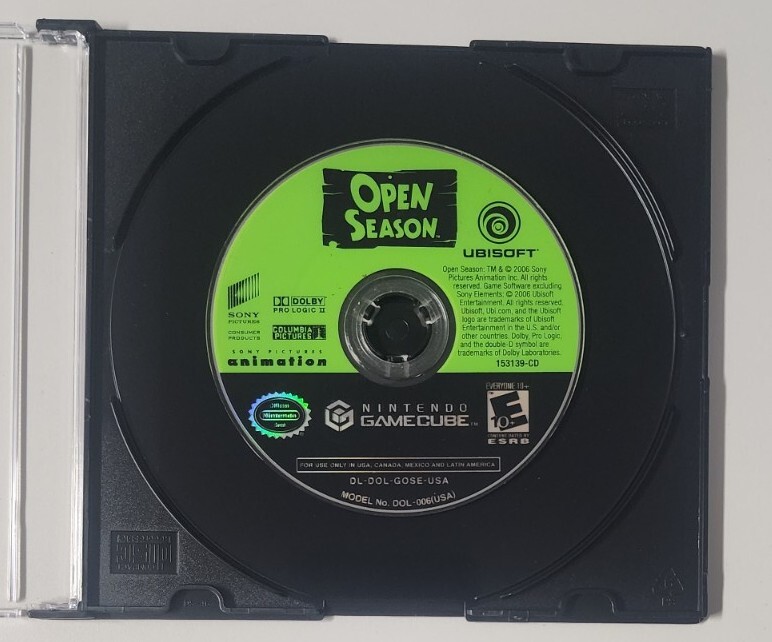 Open Season (Nintendo GameCube, 2006) Disk Only W/ Fast Free Shipping ...