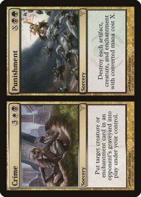 MTG - Crime Punishment / Crime Supplice | Dissension [FRA] | eBay