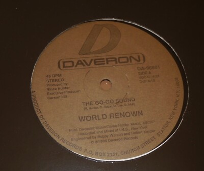 FACTORY SEALED World Renown – The Go-Go Sound 1986 HIP HOP Daveron ...