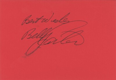 Billy Carter- Signed Notecard (Brother of Jimmy Carter) | eBay