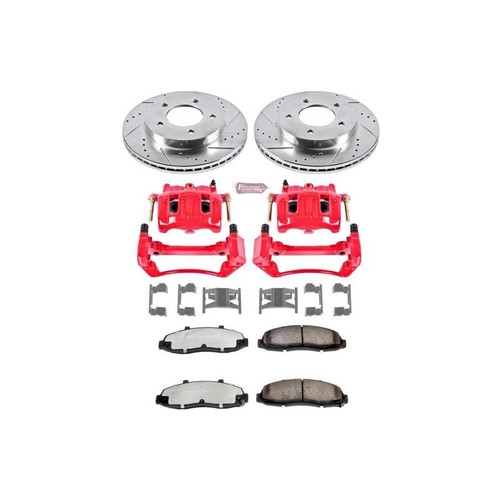 Power Stop Front Z36 Truck + Tow Brake Kit w/Calipers FOR 97-00 Ford F ...