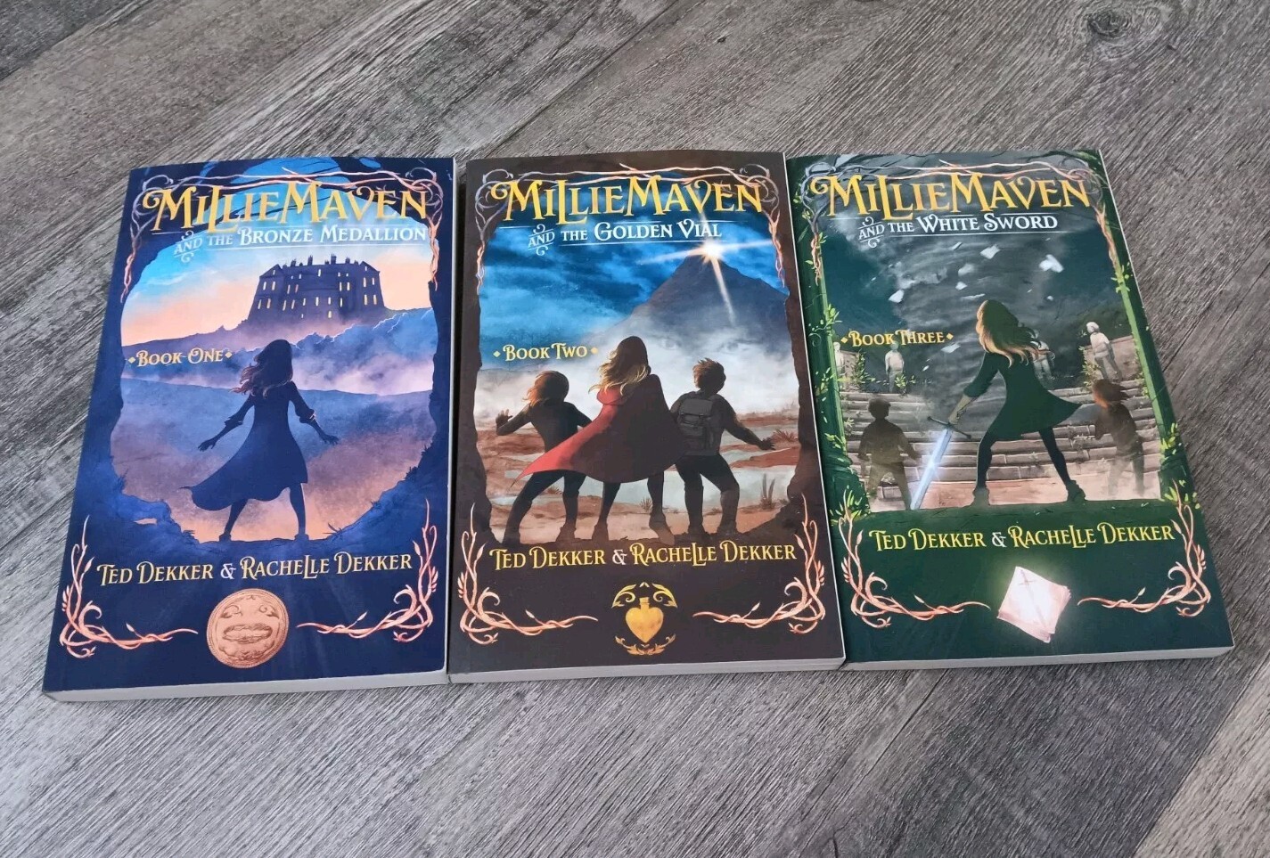 Millie Maven Trilogy Book Lot of 3 by Ted & Rachelle Dekker Sword Vial ...