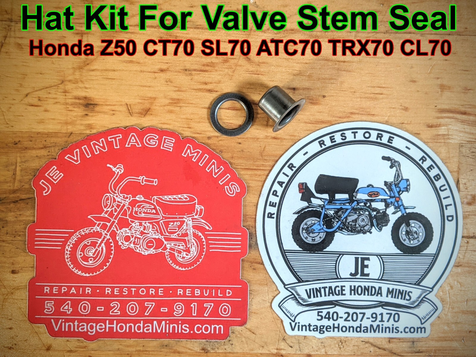 Valvetrain - Cap Kit For Valve Stem Seal - Honda Z50 CT70 SL70 XL70 ...
