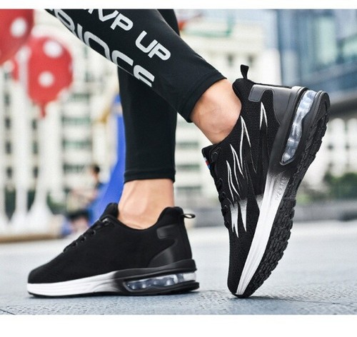 Mens Outdoor Shock Absorbing Casual Lace Gym Walking Sports Running ...
