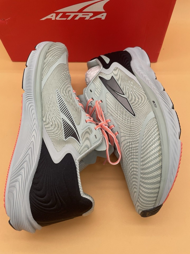 Size 11.5 Altra Women’s Torin 5 Gray / Coral Running Shoes Sneakers NEW ...