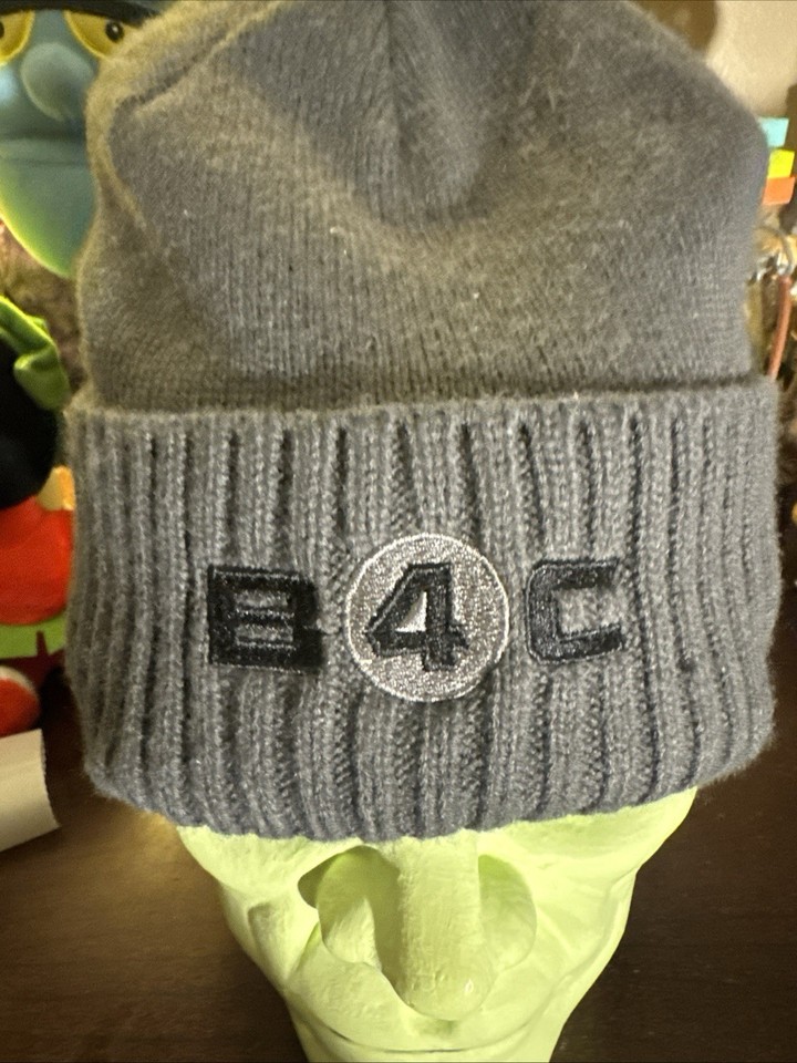 Knit Beanie With Logo B4C One Size Stretchy Port Authority Tag | eBay