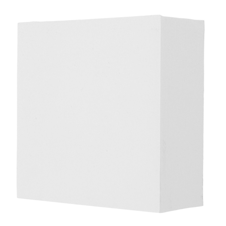 400pcs Non Sticky Blank Notes Cube White Note Paper Memo Pad Cubes Note ...