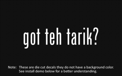 (2x) got teh tarik? Sticker Die Cut Decal vinyl | eBay