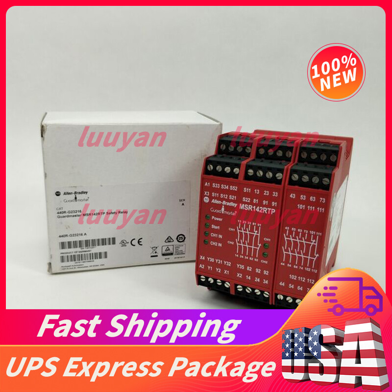 New Sealed Allen Bradley 440R-G23216 /A GuardMaster 24 V Safety relay ...