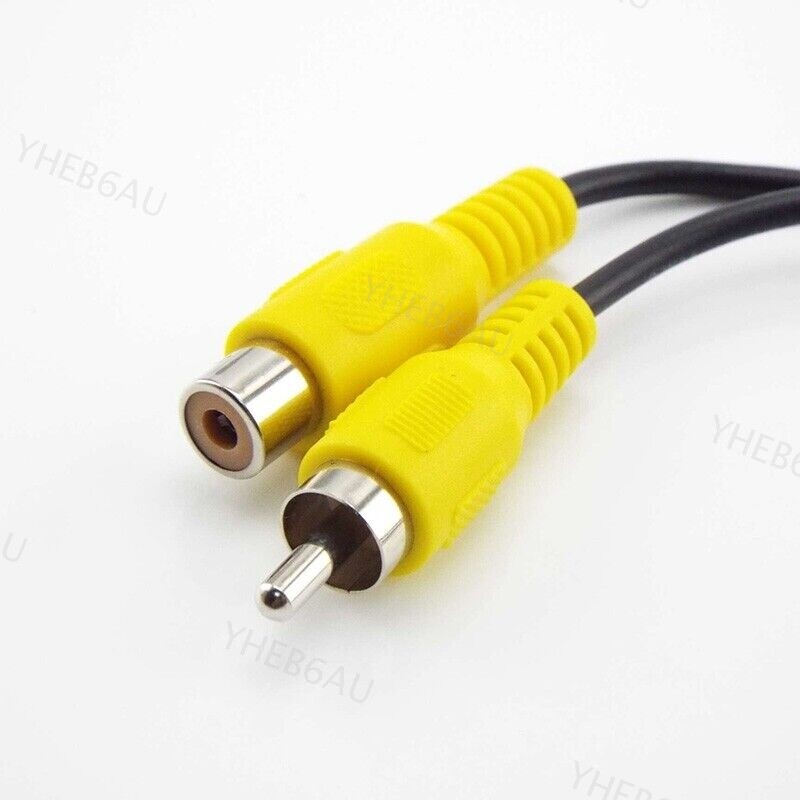 2wire Rca Female Male Audio Cable Av Video Stereo connector extension ...