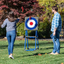 Axe Throwing Set, Sturdy Steel Frame, 8 Axes Included, Outdoor Game for ...