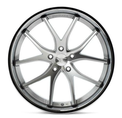 22" FERRADA FR2 MACHINED SILVER CONCAVE WHEELS FOR MERCEDES W222 S400 ...