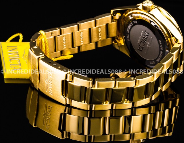 Invicta 15252 Womens Pro Diver Gold Dial Crystal Accented Watch for ...