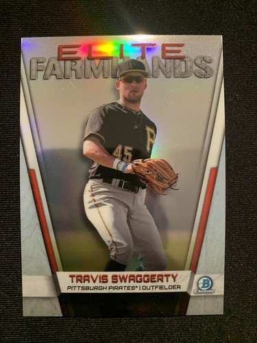 2019 Bowman Chrome Travis Swaggerty Elite Farmhands #EFTS Pirates Card ...