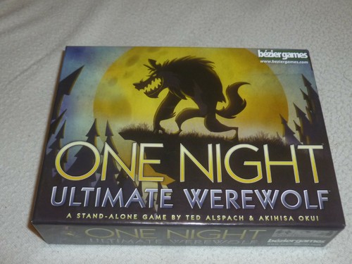ONE NIGHT ULTIMATE WEREWOLF BOARD GAME BEZIER GAMES TED ALSPACH ...
