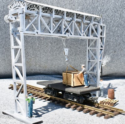 G-SCALE LASER CUT SLIDING GANTRY CRANE Puzzle by Doc's Garden Trains | eBay