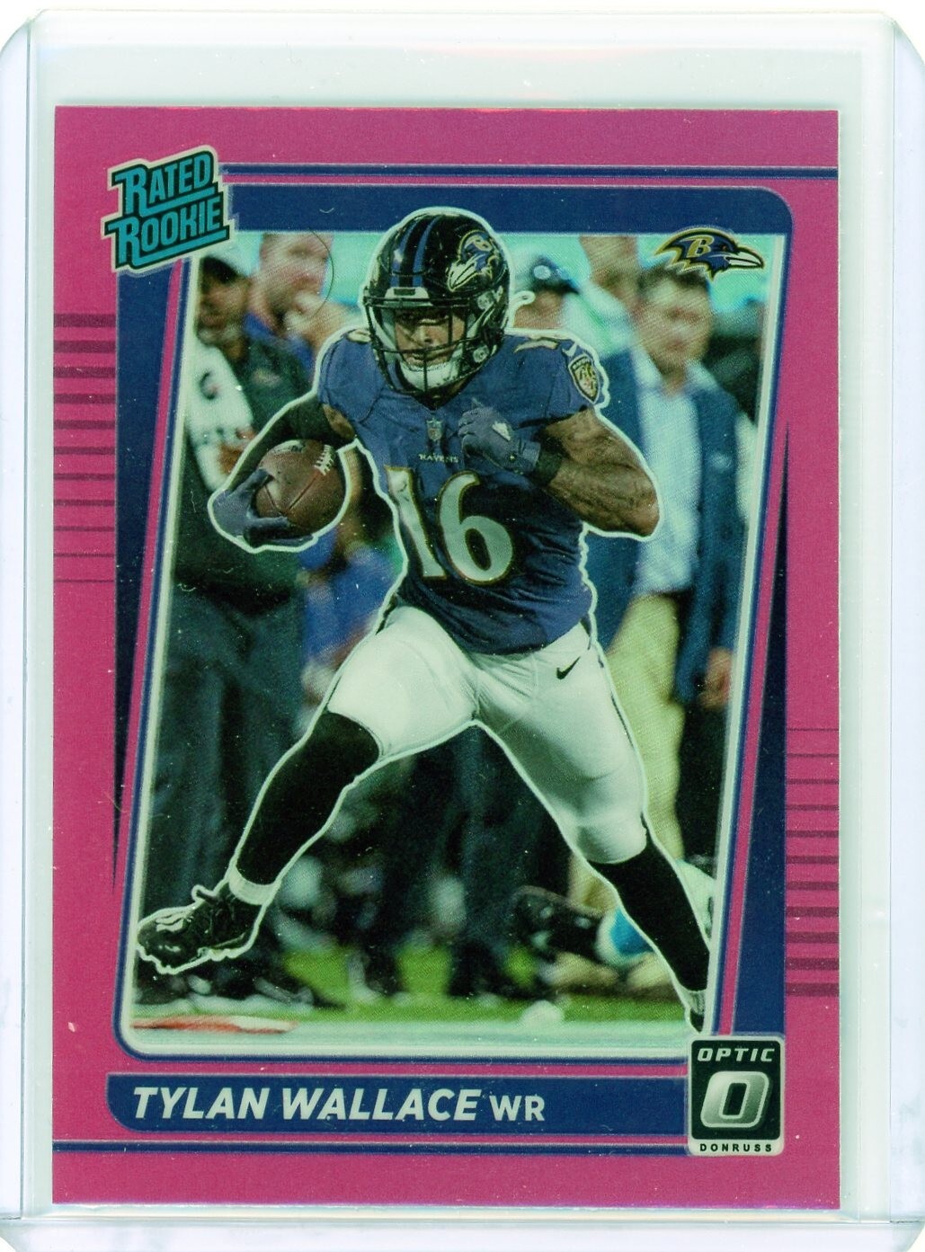 2021 Panini Donruss Optic Tylan Wallace Pink Prizm Rated Rookie RC #226 ...