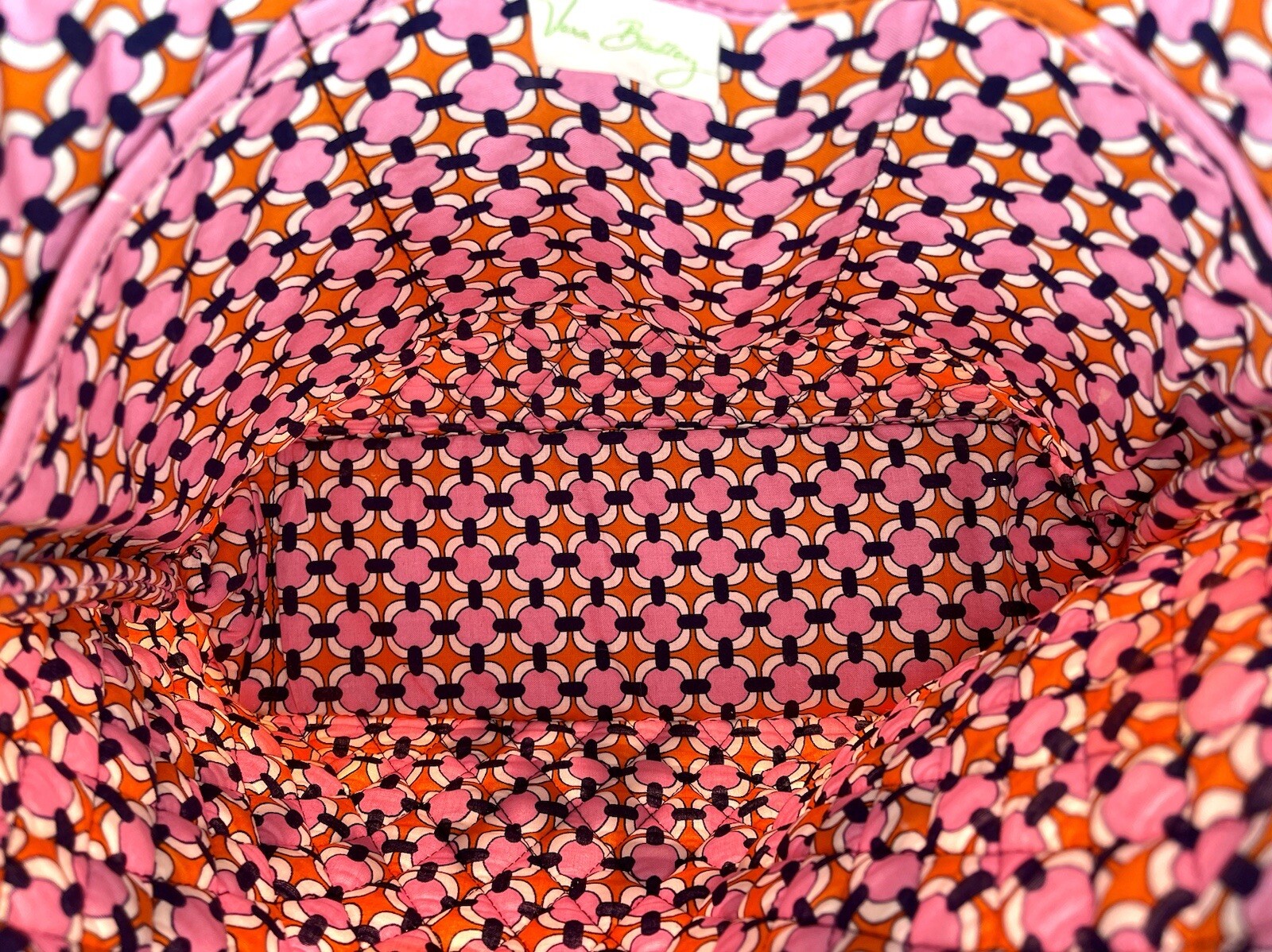 Vera Bradley TOGGLE TOTE Shoulder Bag LOVES ME Handbag Purse EC | eBay