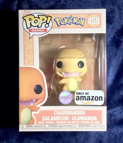 Funko Pop! Pokemon #455 CHARMANDER Soft Color Amazon Exclusive | eBay