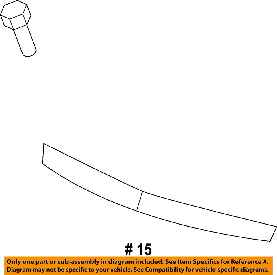 GM OEM 07-14 Yukon XL 1500 Hood Exterior Trim-Molding 15137020 | eBay