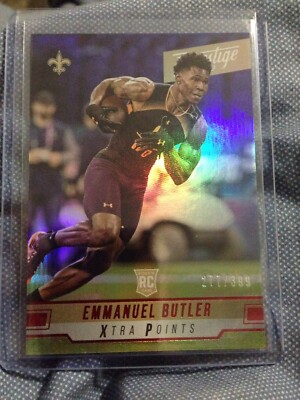 EMMANUEL BUTLER 2019 PRESTIGE Red Xtra Points 277/399 RC #295 SAINTS | eBay