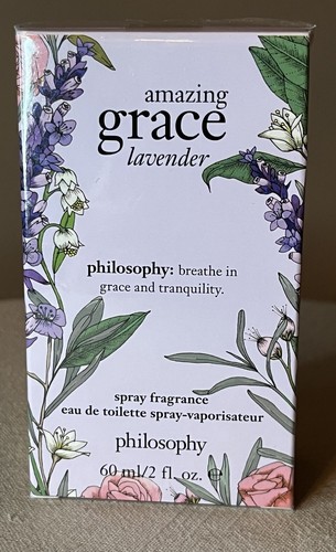 NEW Philosophy Amazing Grace Lavender Eau De Toilette Spray 2 fl oz | eBay