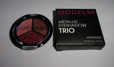 MODEL CO MODELCO METALLIC EYESHADOW TRIO MYKONOS NEW IN BOX SO PRETTY ...