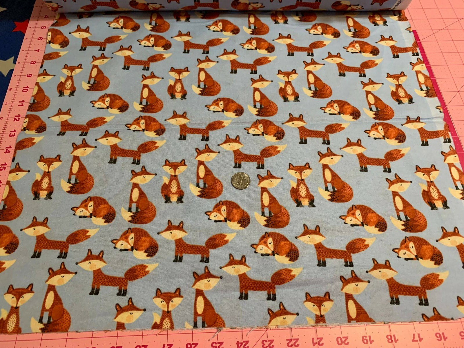 Fabric Blue Fox COMFY Flannel 1/4 yard 969AE-11 | eBay