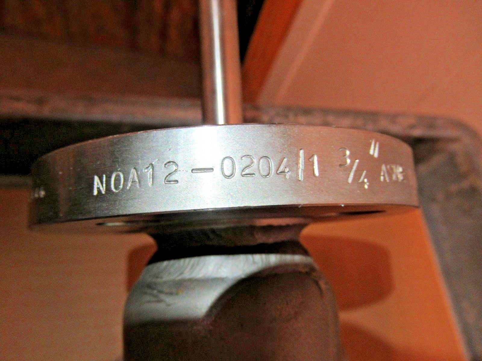 SchuF RAM SEAL SAMPLING VALVE N0A12-0204/1 3/4" ASME 150RF CF8M/316 ...