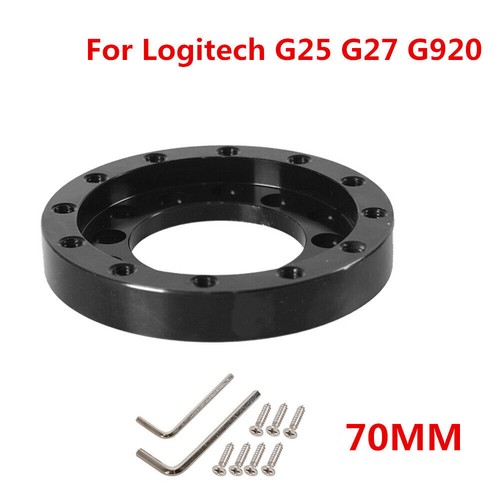 70MM CNC Steering Wheel Adapter Plate＋Hex Wrench＋Screw For Logitech G25 ...