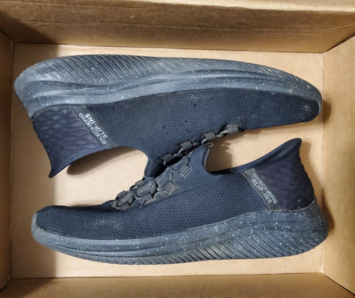 Skechers Ultra Flex 3.0 Black Mens 11.5 Wide Casual Slip On Shoes ...