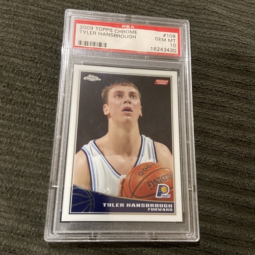 2009 tyler hansbrough psa 10 topps chrome #108 Rookie #/999 | eBay