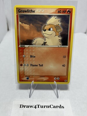 Pokémon TCG Growlithe EX FireRed & LeafGreen 64 Regular Common | eBay