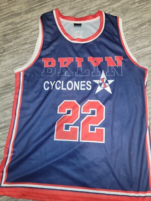 Brooklyn Cyclones Basketball Tank Top Jersey Adult Size Small Blue ...