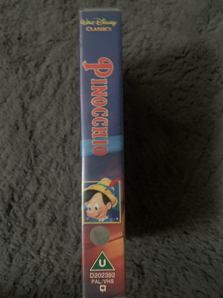 Walt Disney Classics - Pinocchio - VHS Video - 1995 - U | eBay UK