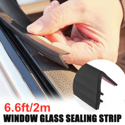 For Honda 6.6ft V Shape Car Side Window Trim Edge Moulding Rubber Seal ...