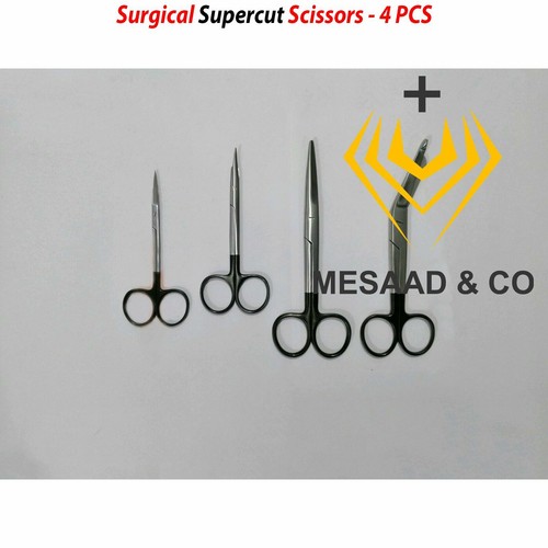 Dental Surgical High Quality Supercut Scissors, J2 Stainless Steel CE 4 ...