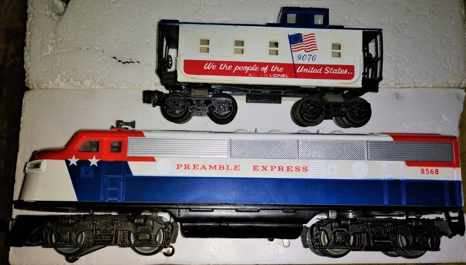 LIONEL O GUAGE #8568 PREAMBLE EXPRESS F-3A POWER DIESEL WITH NEW ...