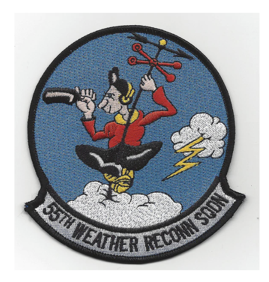 4.5" AIR FORCE 55TH WEATHER RECONNAISSANCE SQUADRON EMBROIDERED PATCH ...
