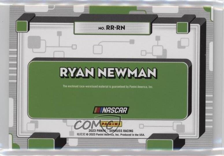 2023 Panini Donruss NASCAR Race Day Relics Holo Gold 18/25 Ryan Newman ...