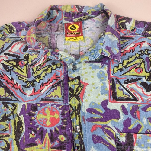 Vintage Gotcha Shirt XL Mens S/S AOP Skate Surf Retro 90s USA VGUC | eBay