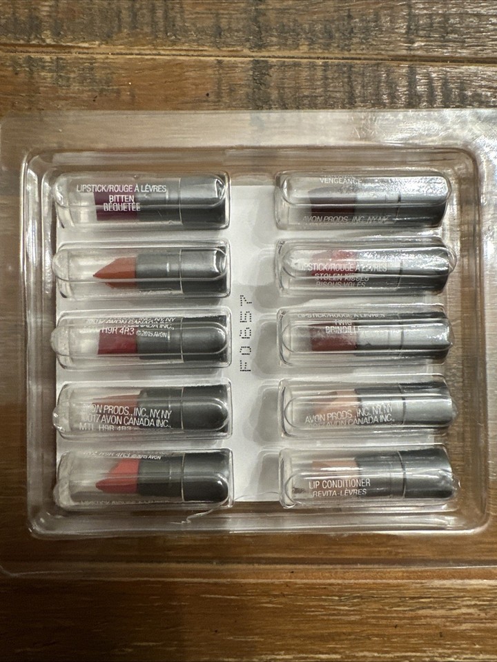 Avon True Color Mini Lipstick Sample Variety Pack 10 Assorted Colors 6g ...