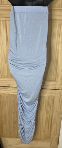 Irregular Exposure Fitted Strapless Midi Rouge Dress Size XL | eBay